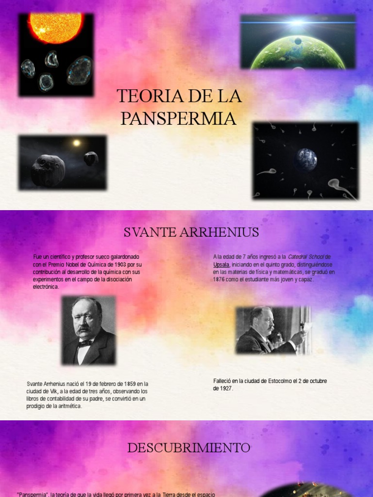 Teória de La Panspermia | PDF | Vida | Naturaleza