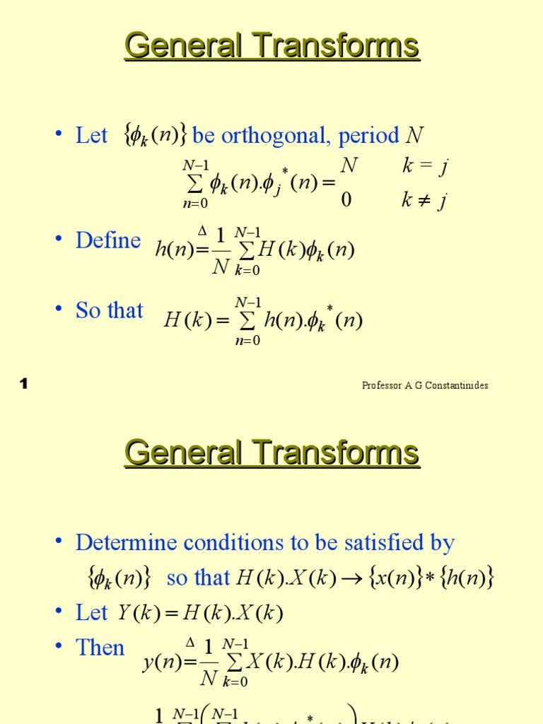 3 General Transforms | PDF | Mathematics | Number Theory