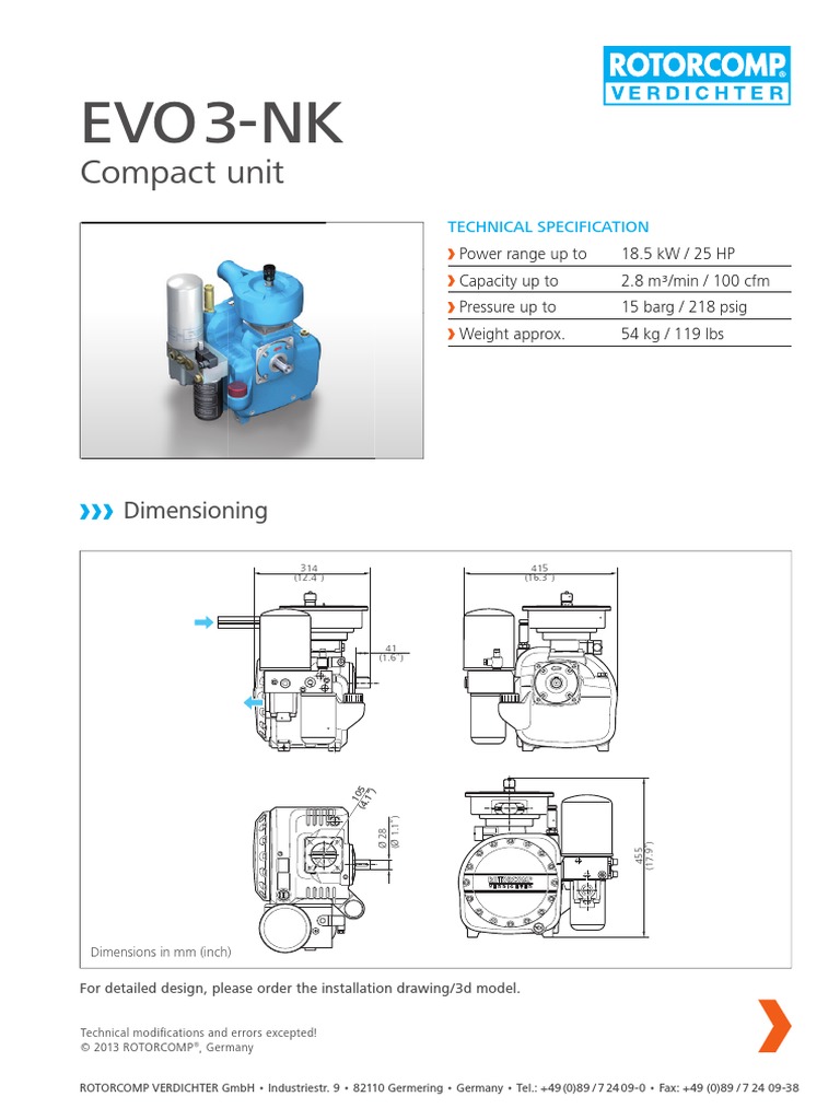 Evo3-Nk: Compact Unit | PDF | Vehicles
