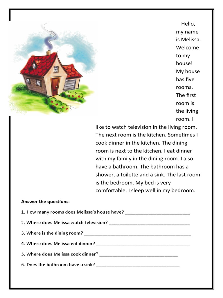 Answer The Questions | PDF | Home | Room