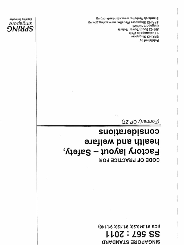 SS567 CP For Factory Layout | PDF