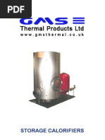 Rycroft Calorifier Catalogue | PDF | Water Heating | Heat Exchanger