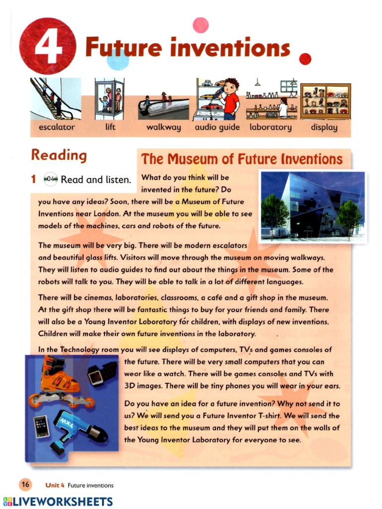 Future Inventions - Unit Four | PDF