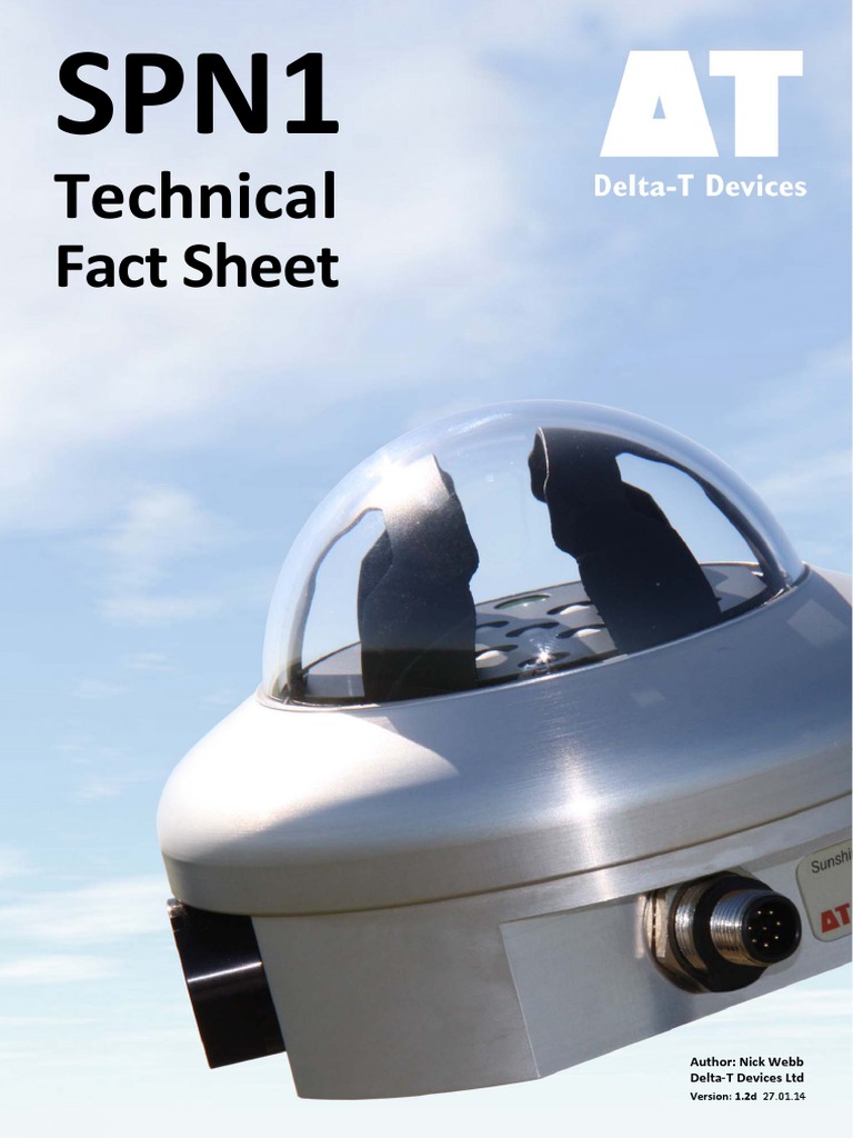 SPN1 Technical Fact Sheet v1.2 - D - Web | PDF | Metrology | Physical ...