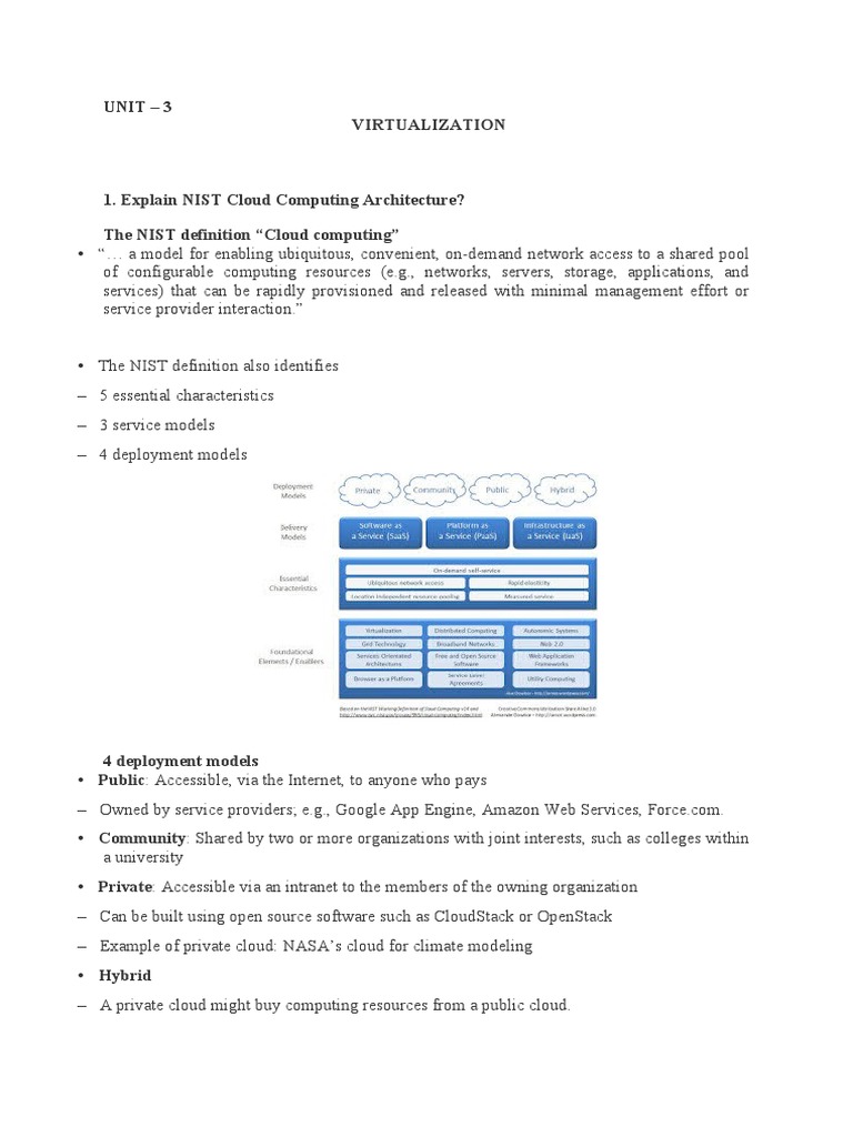 Unit 3 Cloud Computing | PDF | Cloud Computing | Virtual Machine