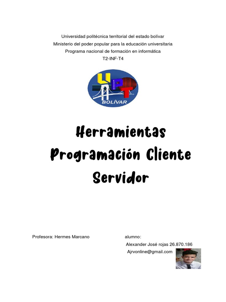 Herramientas Programacion Cliente Servidor | PDF | Servidor web ...