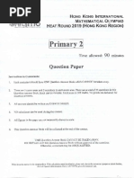TIMO Answer Sheet | PDF | Mathematics