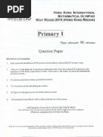 Hkimo 2024 Heat Round p1-1 | PDF | Numbers | Arithmetic
