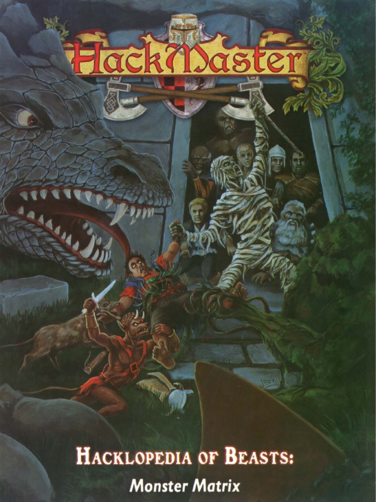 HackMaster - Hacklopedia - Monster Matrix | PDF