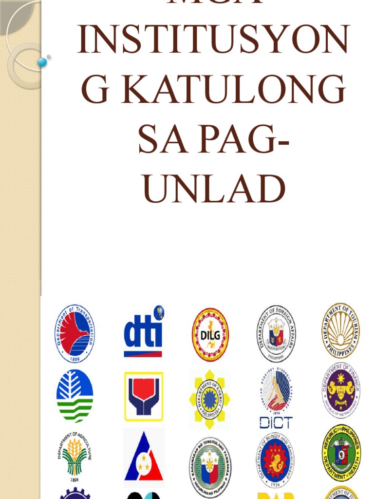 Aralin 3 - Mga Institusyong Katulong Sa Pag-Unlad | PDF