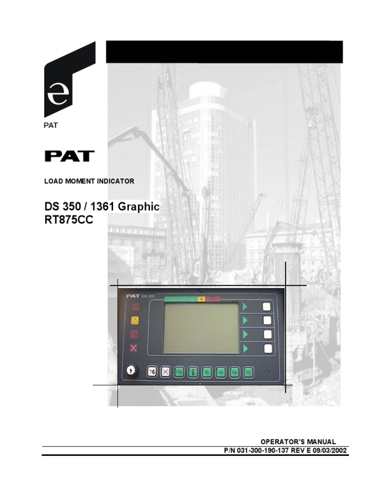 DS 350 / 1361 Graphic RT875CC: WWW - Patamerica.co PAT America, Inc ...