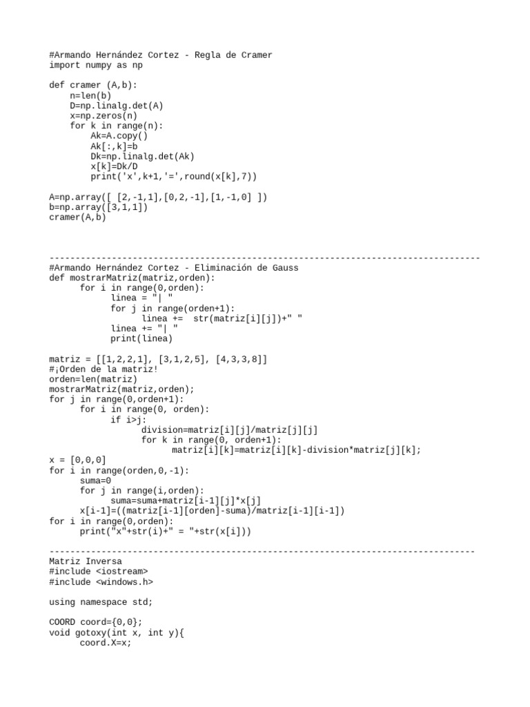 Codigos Python | PDF | Computer Programming | Computing