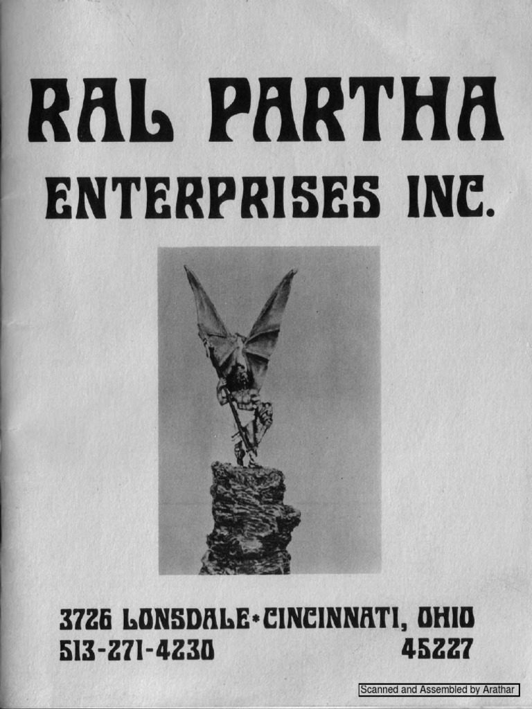 Ral Partha Miniatures Catalog 1979 | PDF