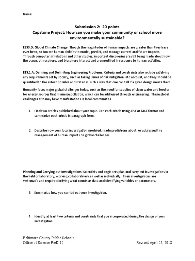 Capstone Project Submission 2 | PDF | Conceptual Model | Data