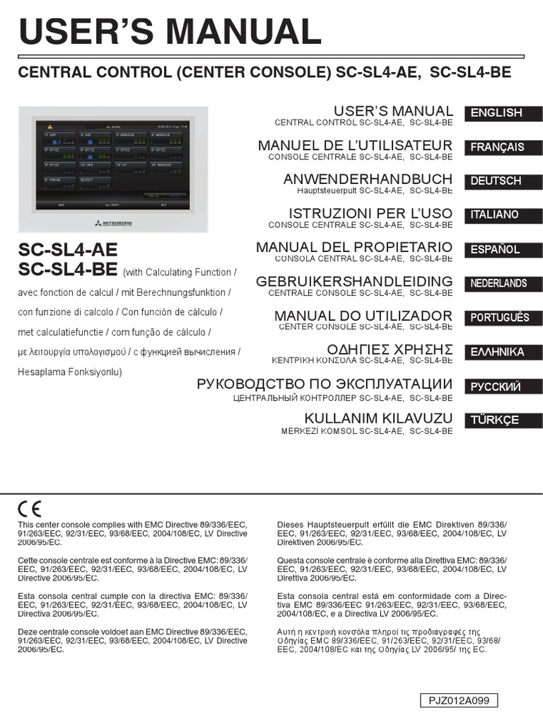 User'S Manual: SC-SL4-AE SC-SL4-BE | PDF | Electrical Engineering ...