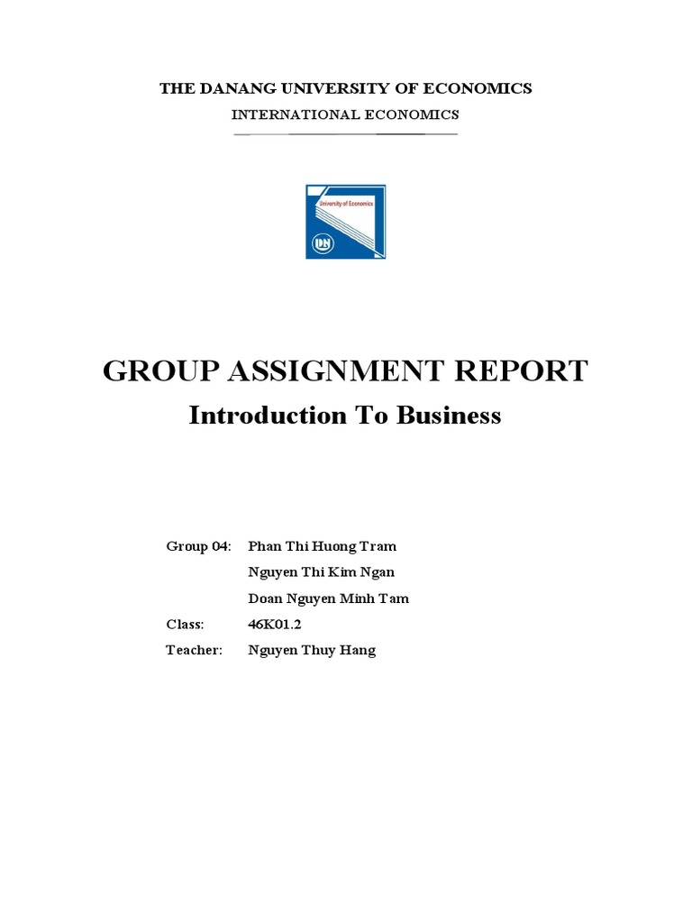 Group Assignment Report: Introduction To Business | PDF | Labour ...