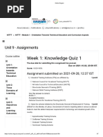 Quiz Bank NITTT Modules 2020 | PDF | Vocational Education | Curriculum