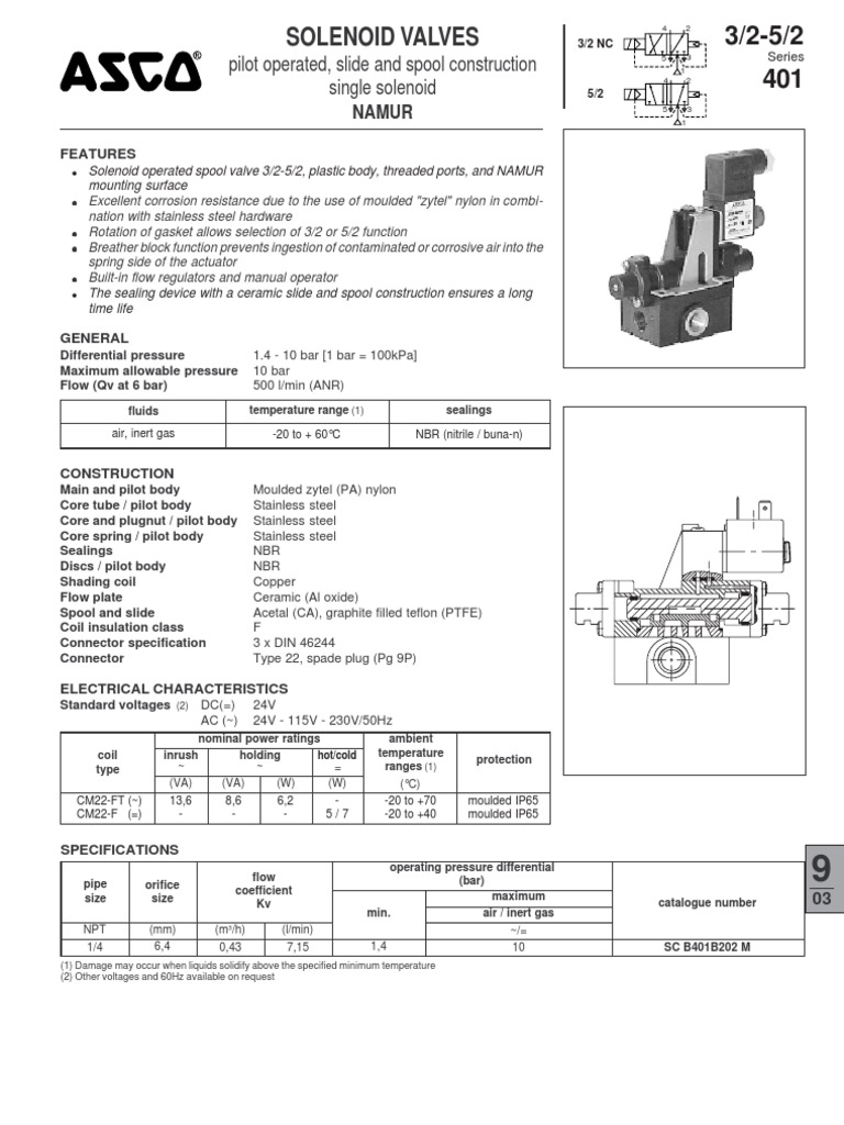 Asco Keystone Compatibility | Valve | Electromagnetism