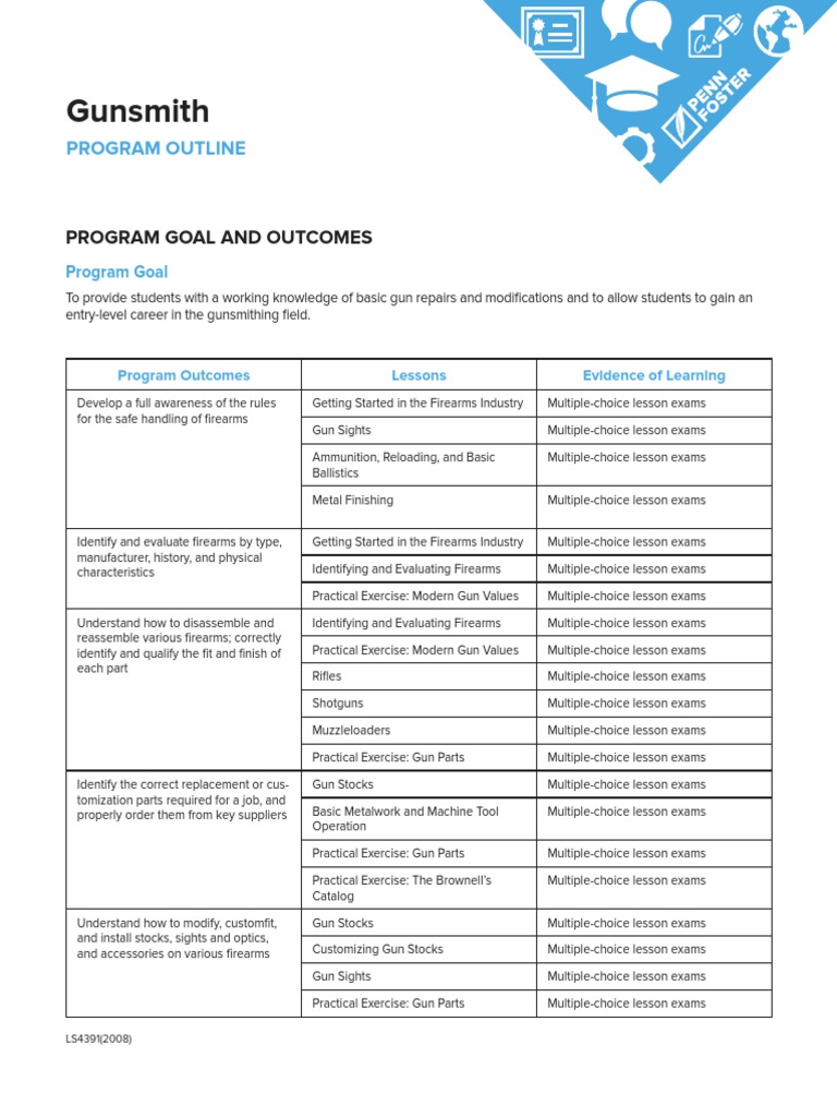 PennFoster - Gunsmith | PDF