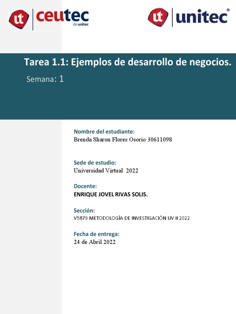 Tarea 1 Semana1 Metodologia Inv | PDF | Evaluación | Percepción