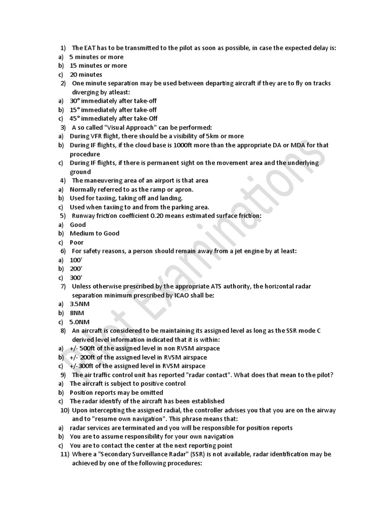 Air Regulations 7 To 13 Chapters | PDF | Runway | Transponder (Aeronautics)