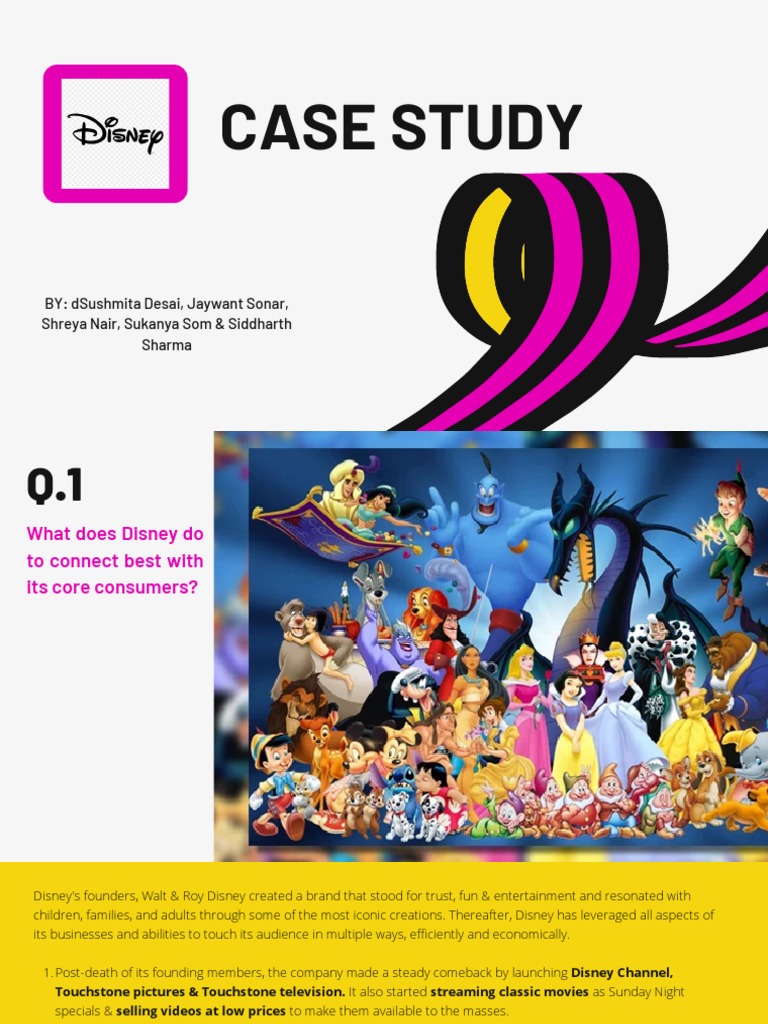 CB Disney Case Study Presentation | PDF | The Walt Disney Company | Brand