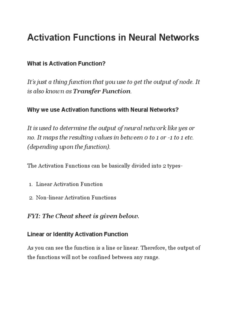 Activation Functions in Neural Networks: What Is Activation Function ...