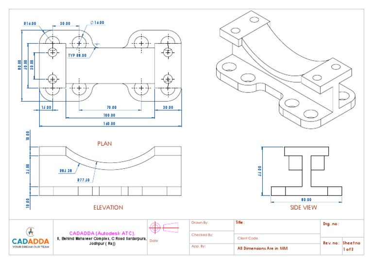 SolidWorks Practice Parts and Exercises | PDF