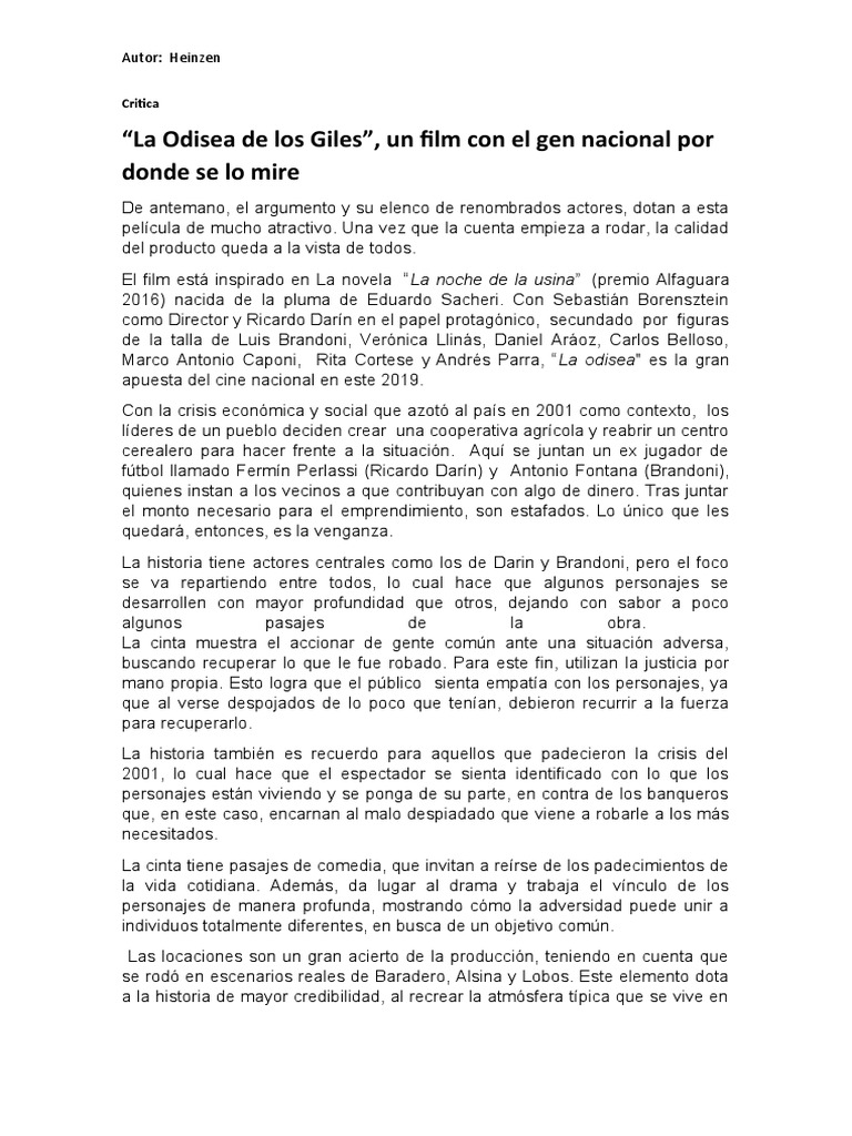 Critica de Cine | PDF | Ficción general