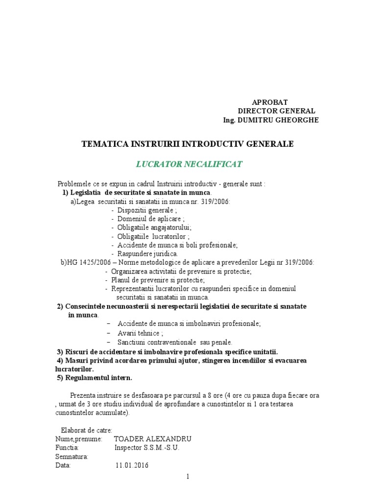 5 Tematica Muncitor Necalificat Cai Ferate | PDF