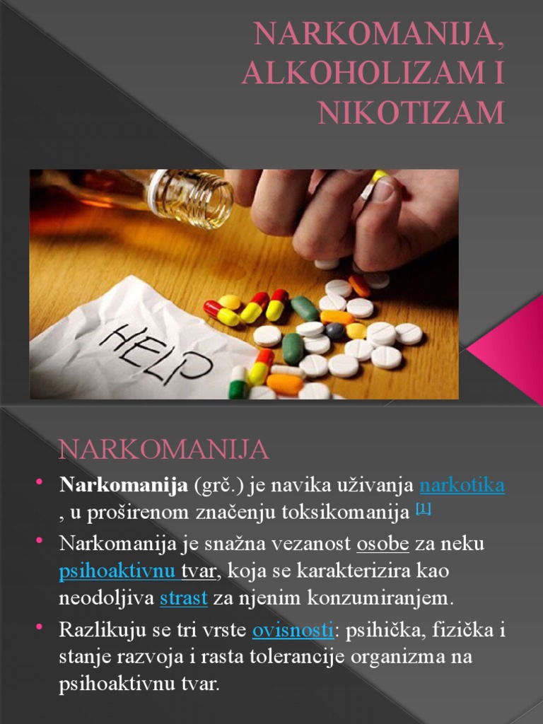 NARKOMANIJA | PDF