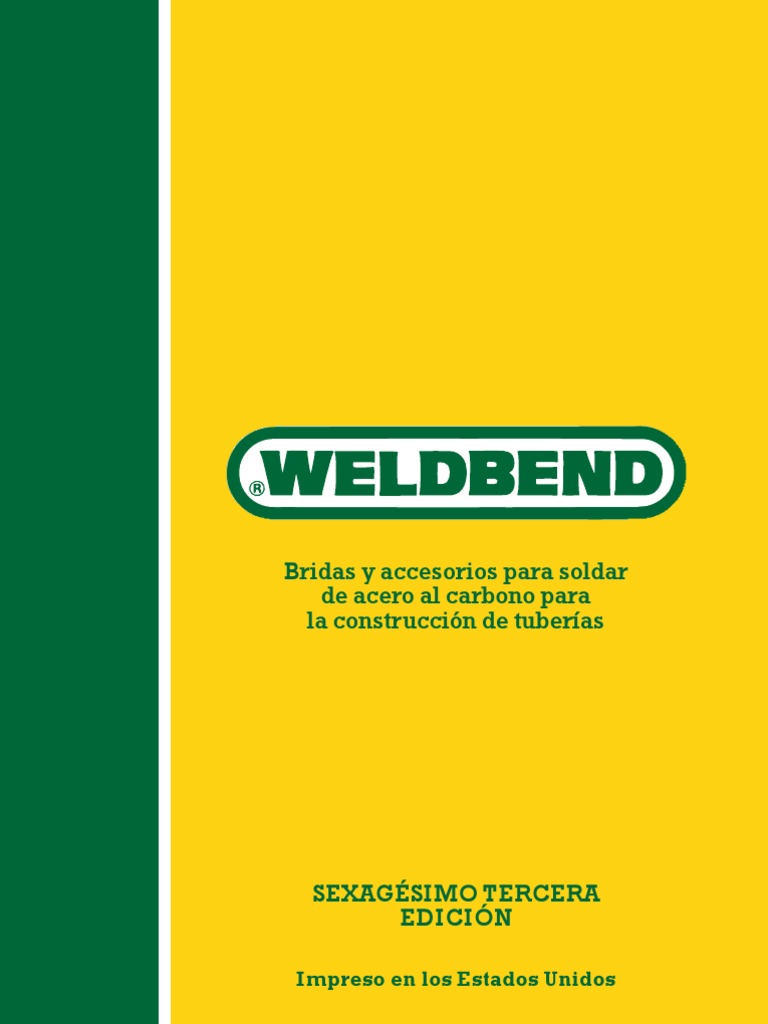 Catalogo Weldbend | PDF | Cliente | Derechos de autor
