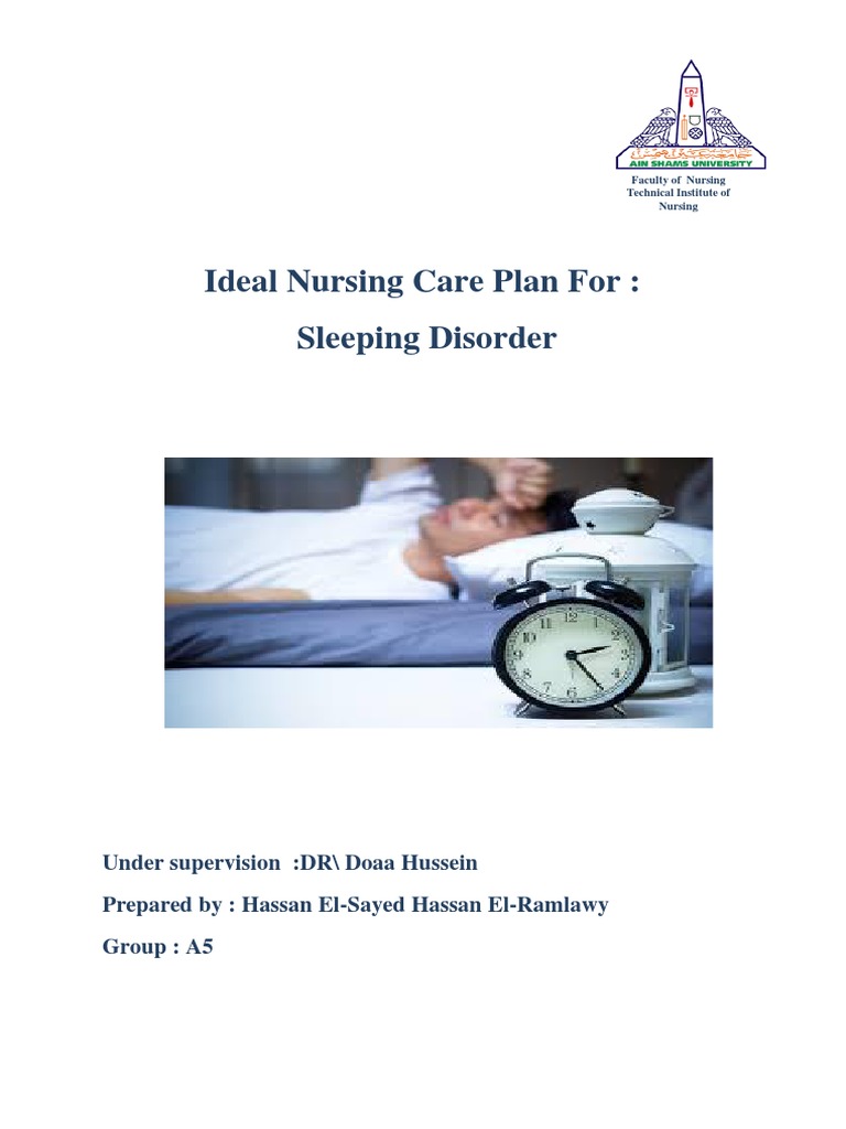 Nursing Care Plan For Sleep Disorders | PDF | Sleep | Nursing