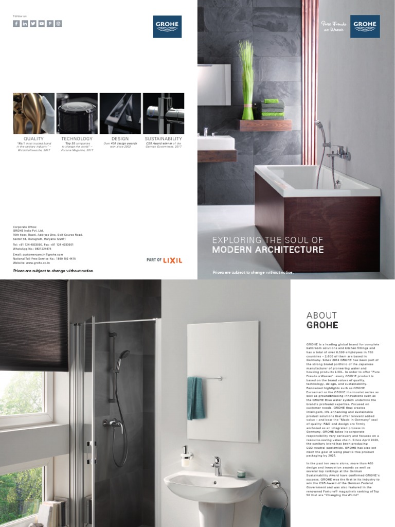Grohe - Bau Catalogue - Whatsapp Version | PDF