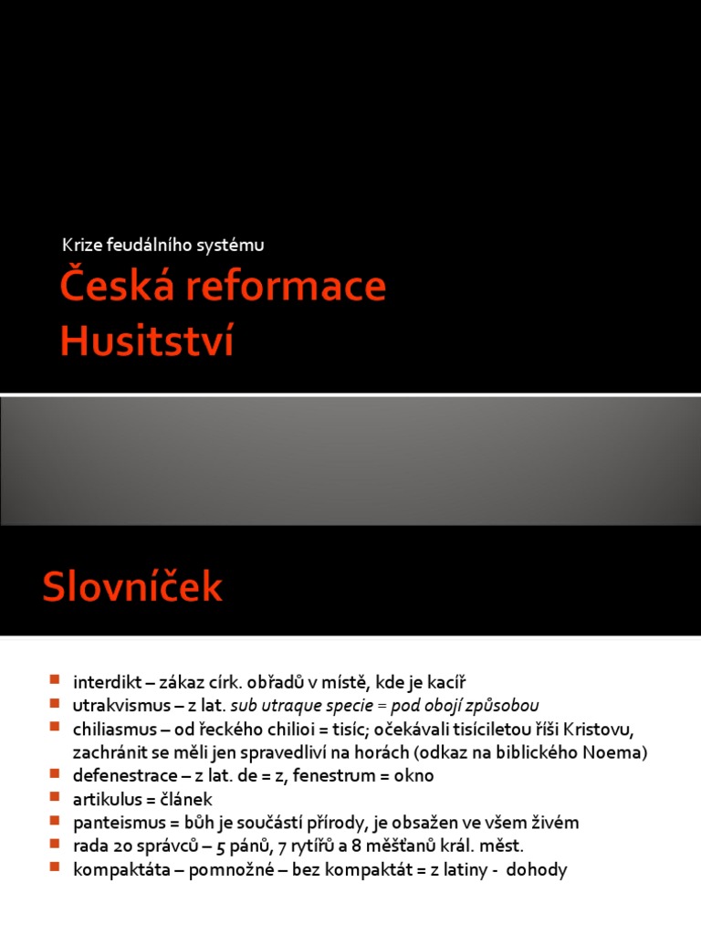 Česká Reformace Zkraceno | PDF