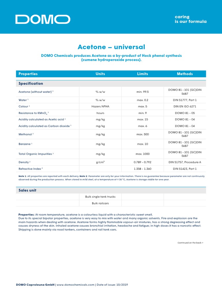 Acetone Universal-1 | PDF | Chemistry | Chemical Compounds