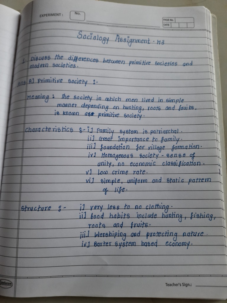 Sociology Assignment PDF | PDF