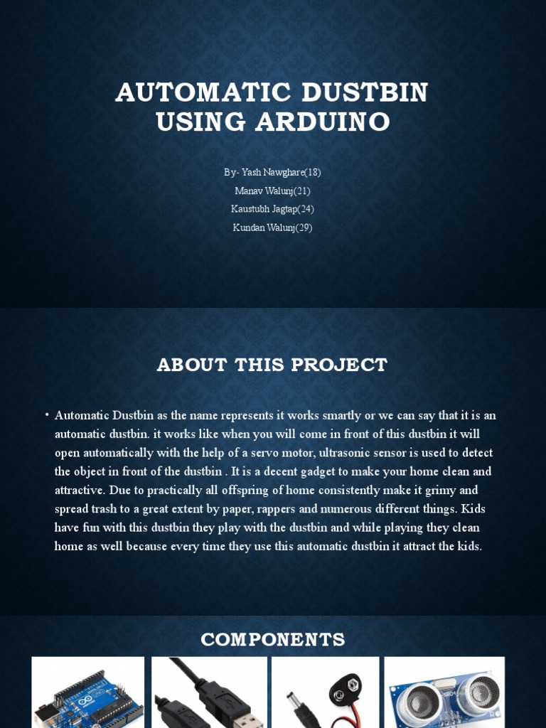 Automatic Dustbin | PDF