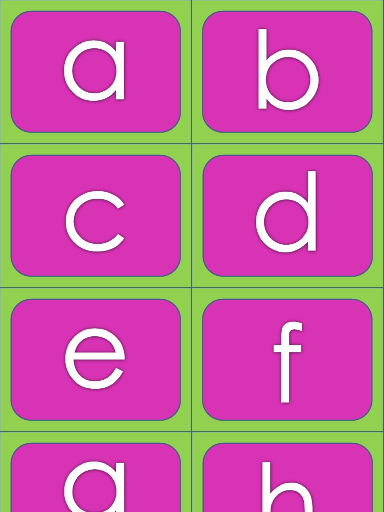 Kad Huruf Kecil | PDF