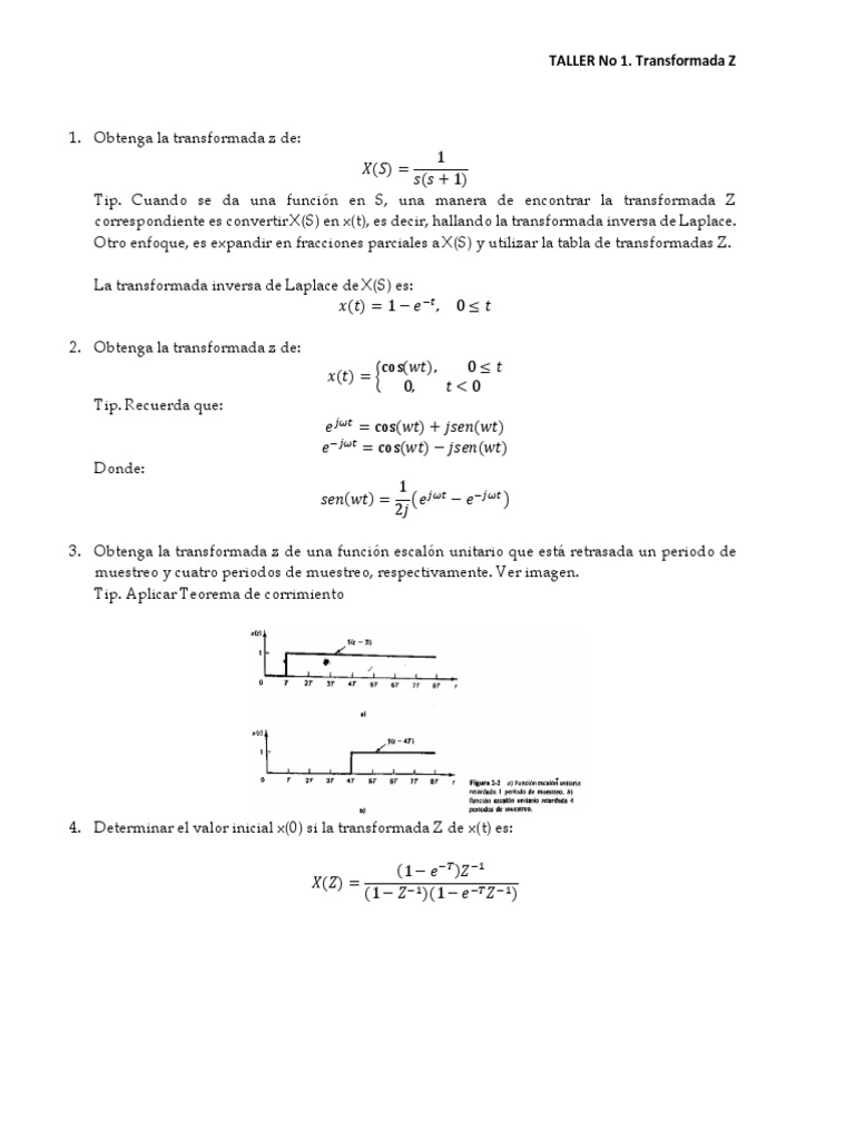Ejercicios Transformada Z | PDF