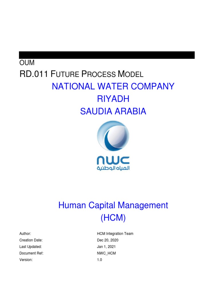 Rd-011 Future Process Model HCM v1.0 Delta | Download Free PDF | Human ...