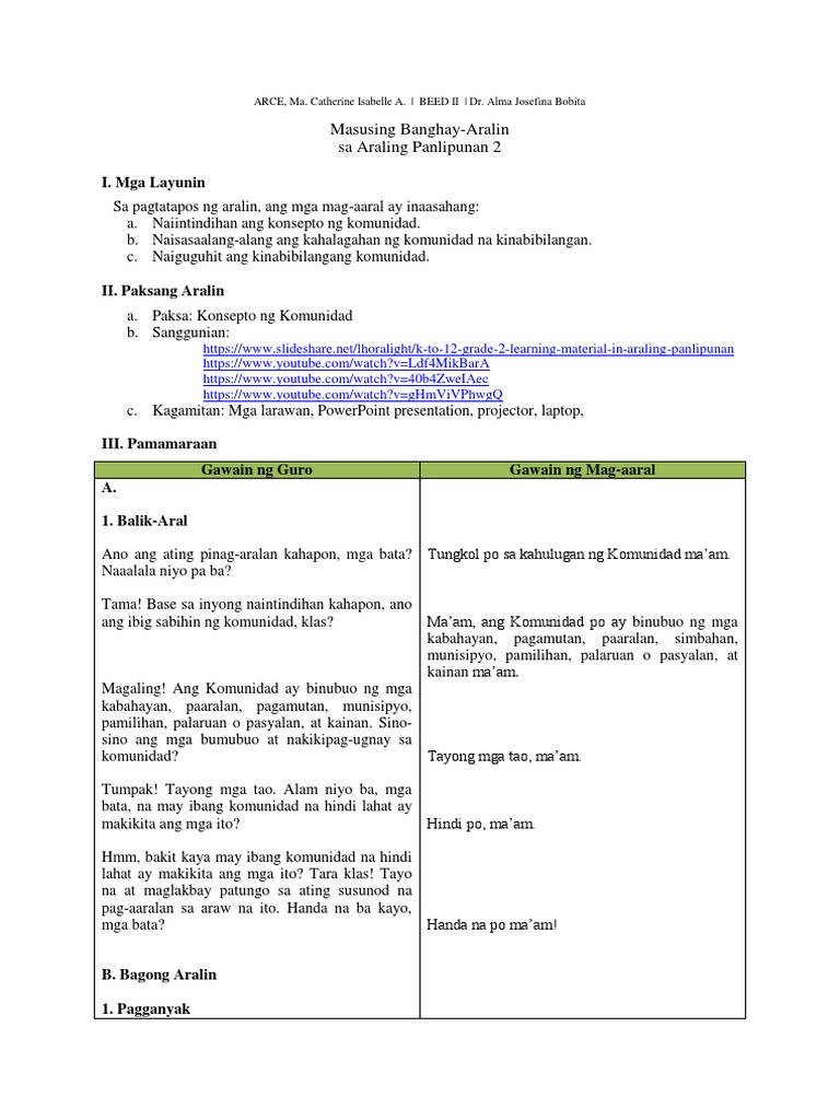 Detailed Lesson Plan Filipino Grade 2 | PDF