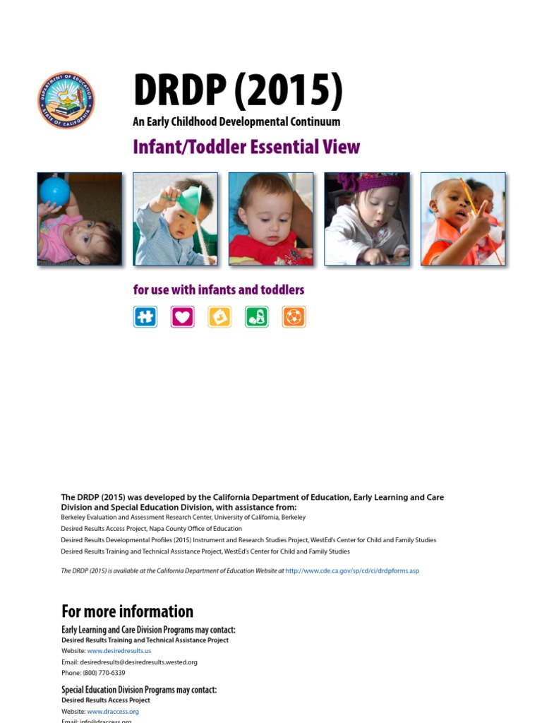 DRDP2015 IT Essential View 20190628 ADA | PDF | Developmental ...