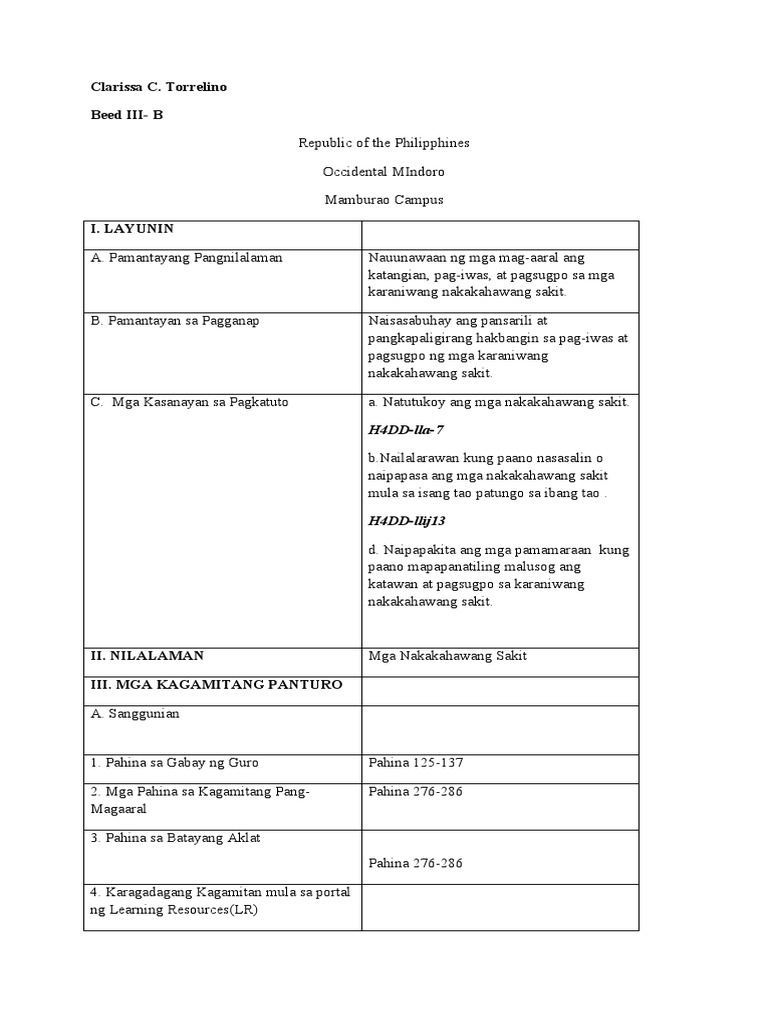Detailed Lesson Plan | PDF