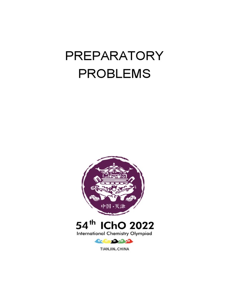 Preparatory Problems IChO 2022 | PDF | Titanium Dioxide | Titanium