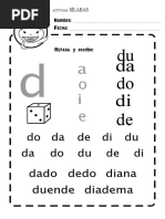 Aprendiendo A Leer 09 Na Ne Ni No Nu | PDF