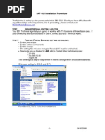 SAP GUI 8.00 Installation Guide | PDF | Computers
