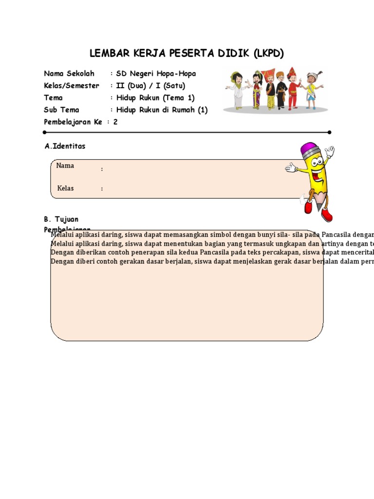 Lkpd Kelas 2 Pdf