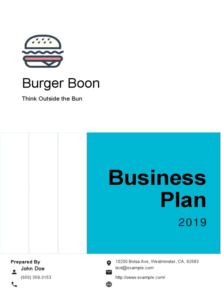 Food Truck Business Plan 23 | PDF | Hamburgers | Food Truck