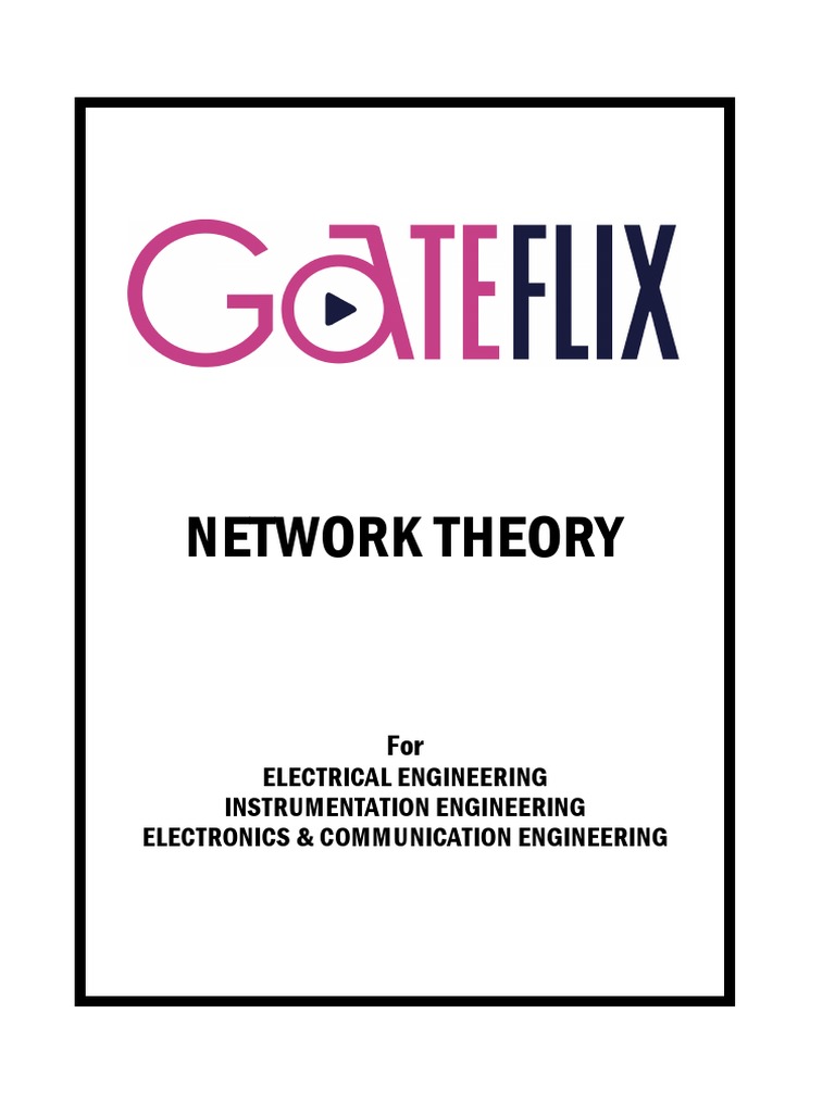 Network Theory Gate | PDF | Inductor | Electrical Network